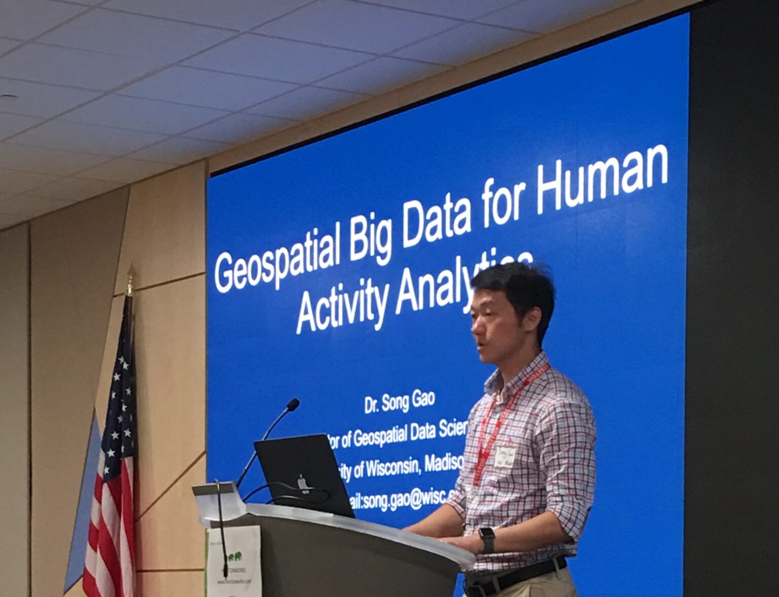 Professor Gao Presented at the Geospatial Information & Technology ...