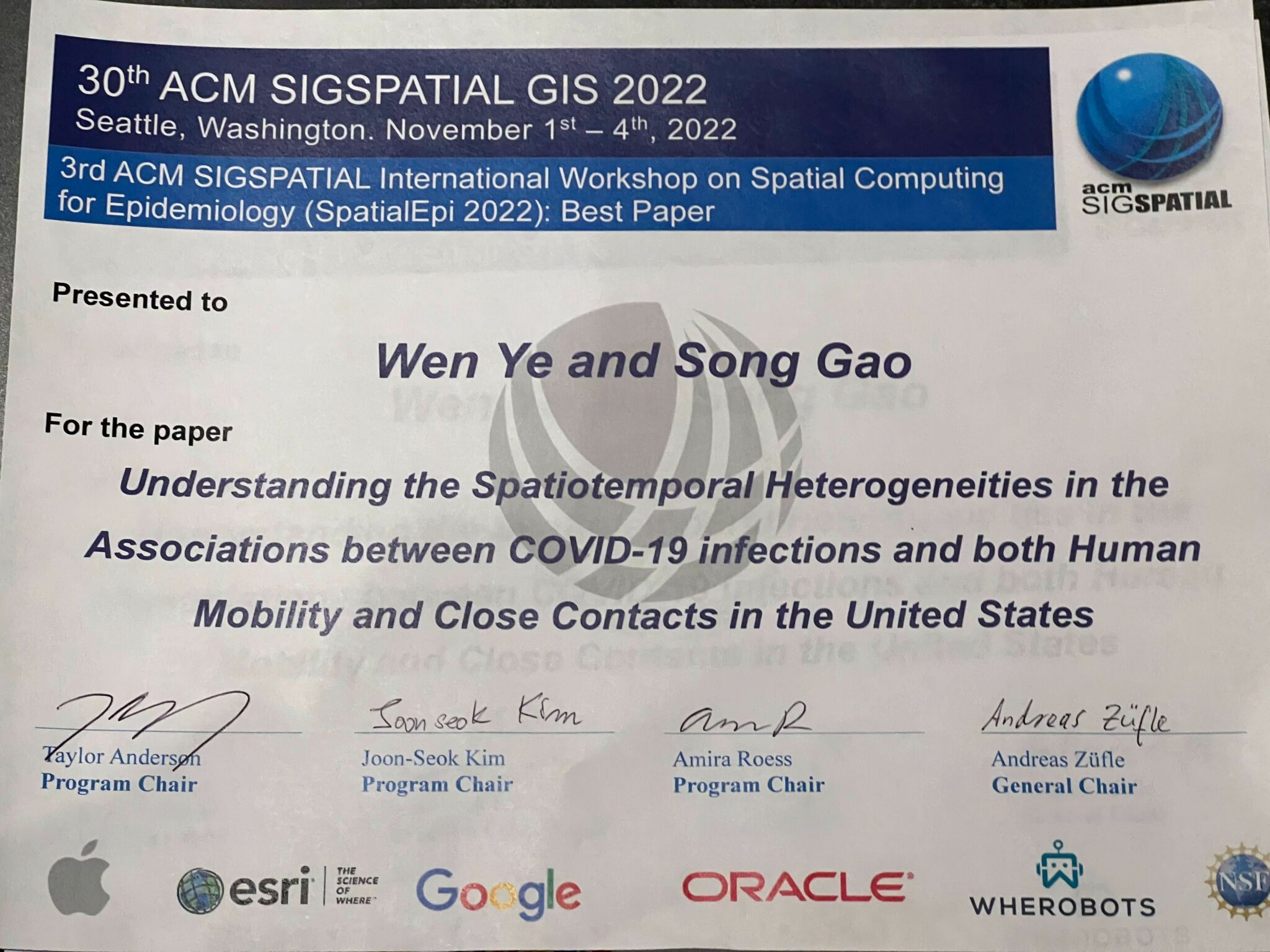 GeoDSLab@UW-Madison – Geospatial Data Science Lab