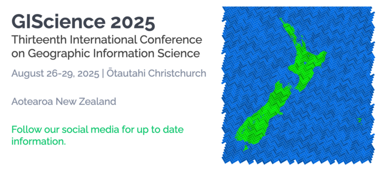 CFP: GIScience 2025 in New Zealand – GeoDSLab@UW-Madison