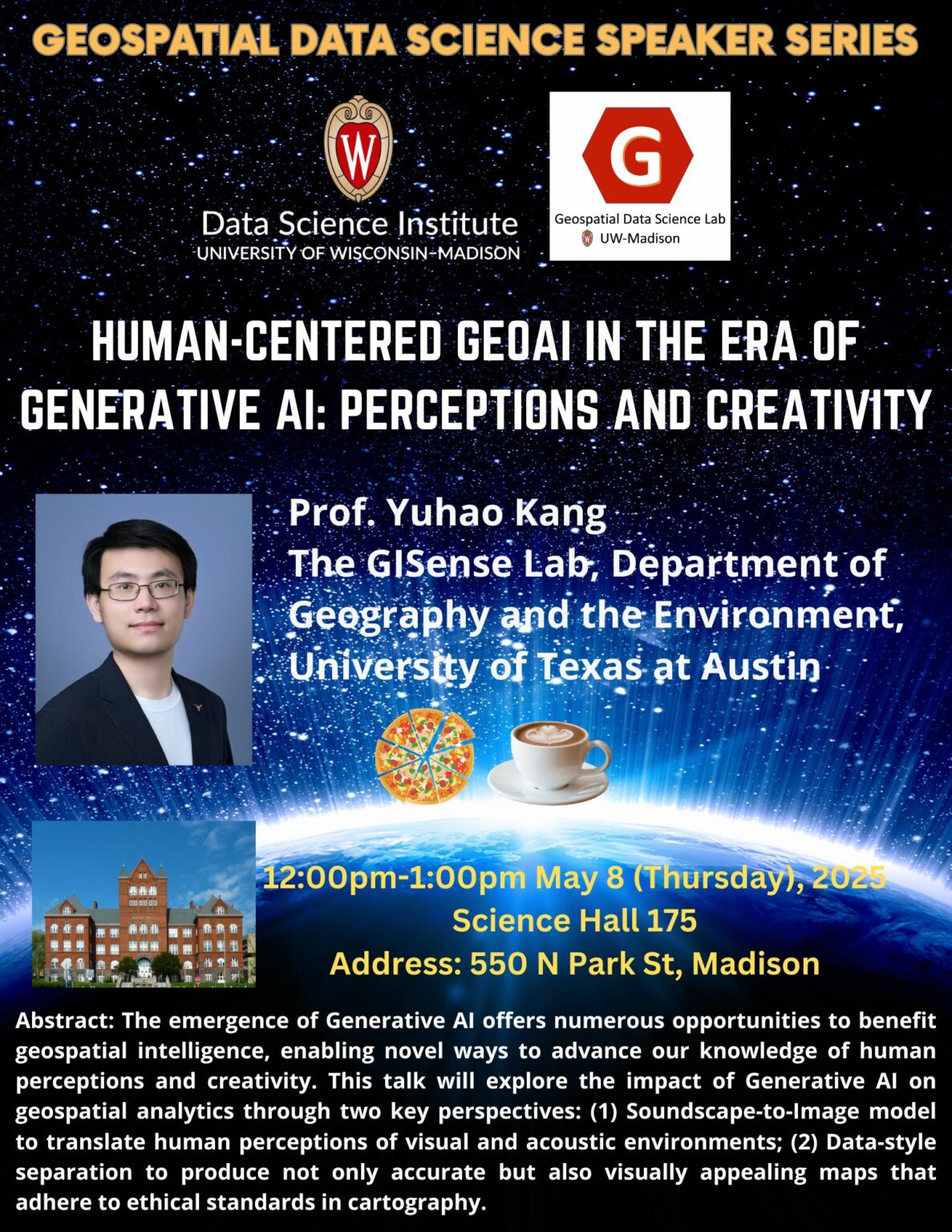 Geospatial Data Science Seminar with Dr. Yuhao Kang – GeoDSLab@UW-Madison